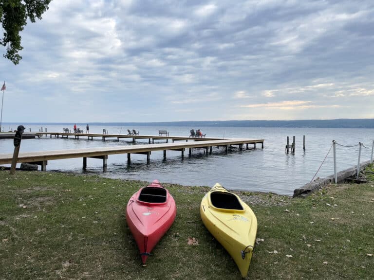 Kayaking on Seneca Lake